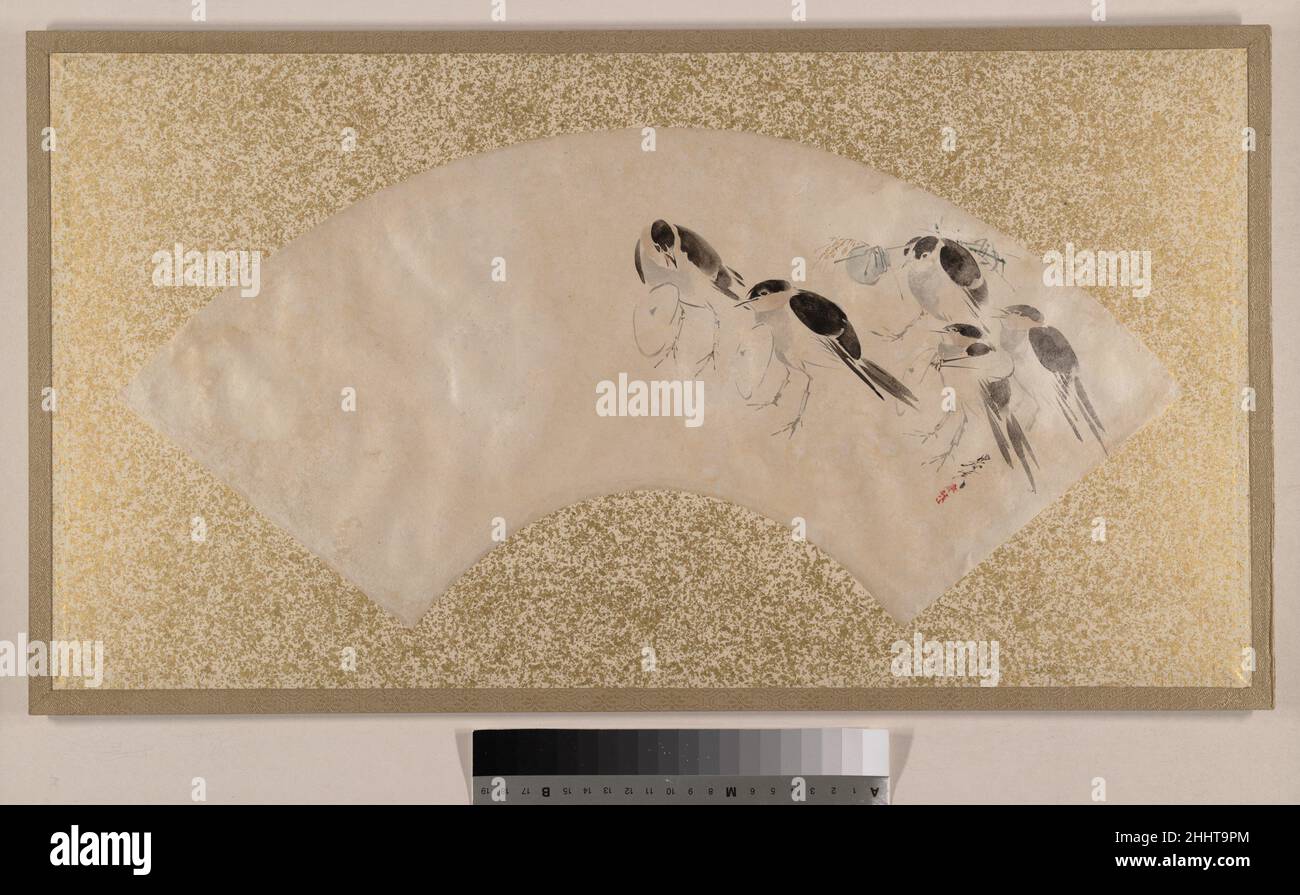 Birds late 19th century Shibata Zeshin Japanese. Birds 75158 Stock ...