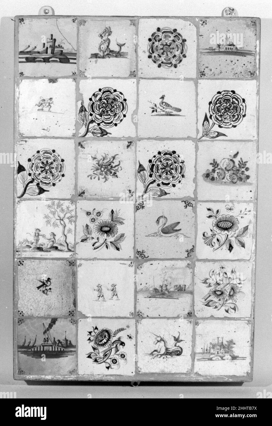 Tile 18th century Dutch. Tile. Dutch. 18th century. Tin-glazed ...