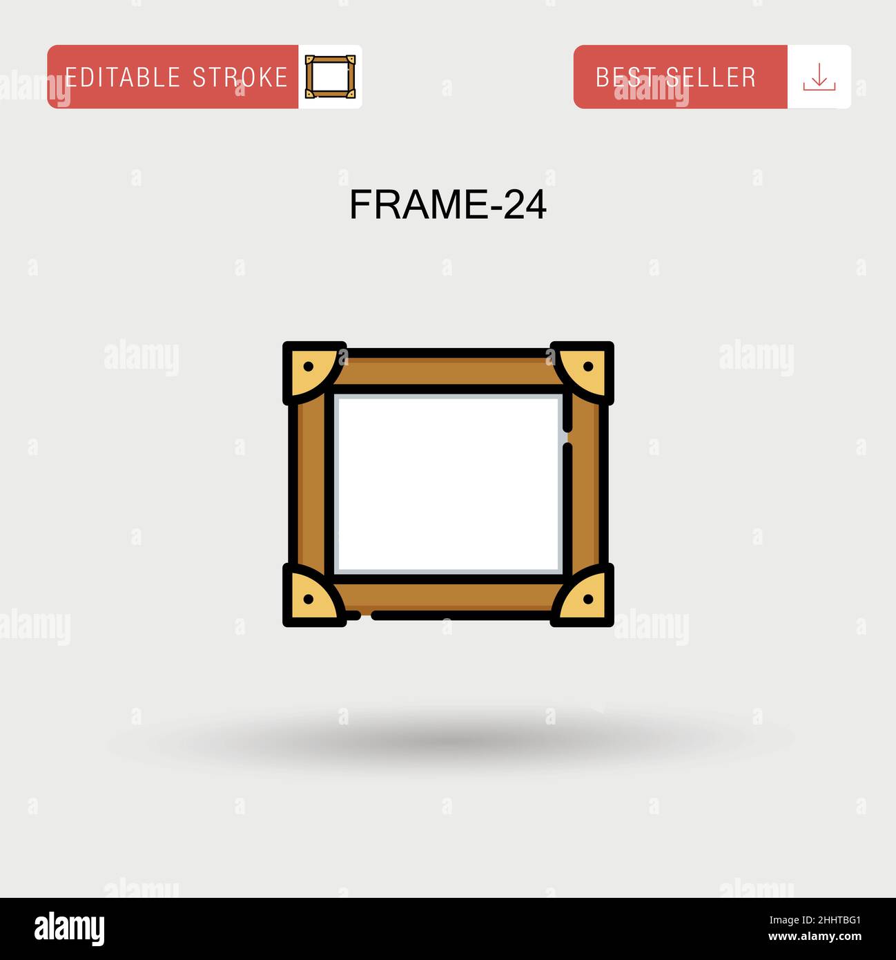 Frame-24 Simple vector icon Stock Vector Image & Art - Alamy