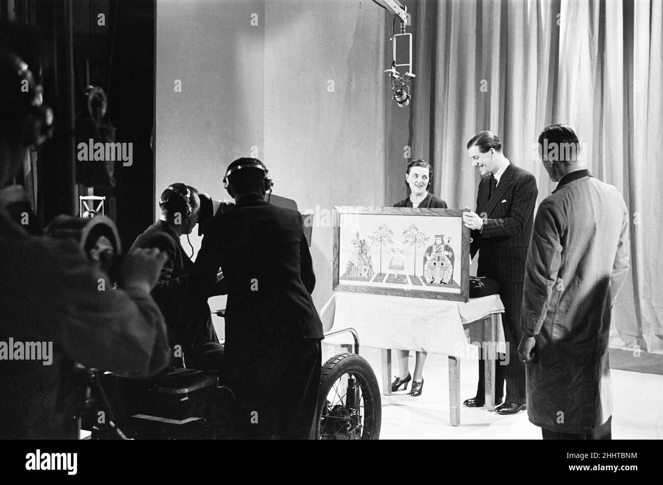 Picture Page television magazine programme seen here being broadcast ...