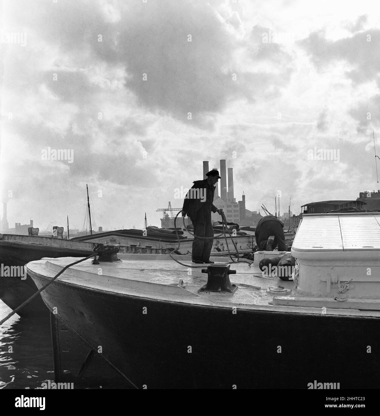 Thames lighterman Black and White Stock Photos & Images - Alamy