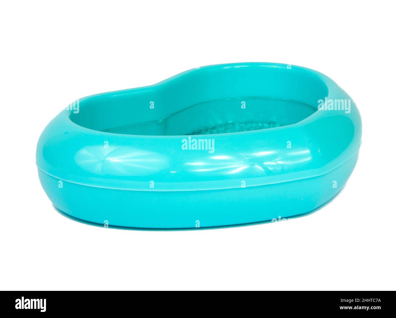 blue soap dish isolated on the white Stock Photo - Alamy