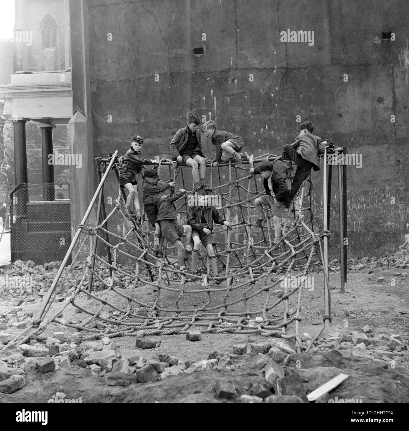 1950s playground hi-res stock photography and images - Alamy