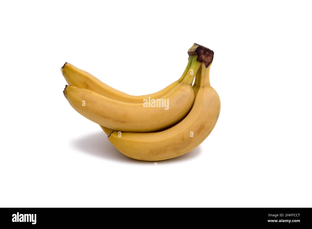 natural yellow banana isolated on the white Stock Photo - Alamy