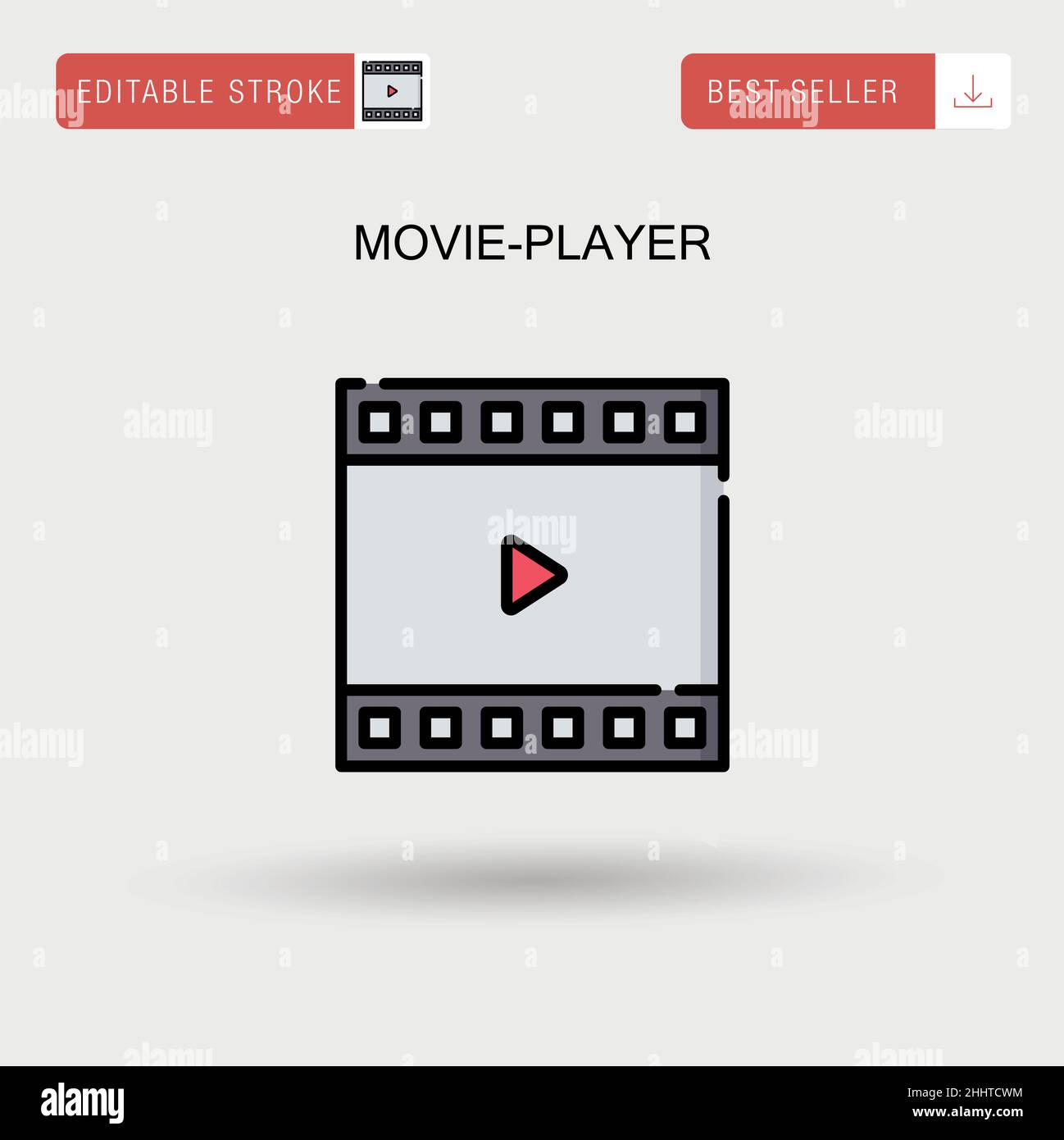 Video window Stock Vector Images - Alamy