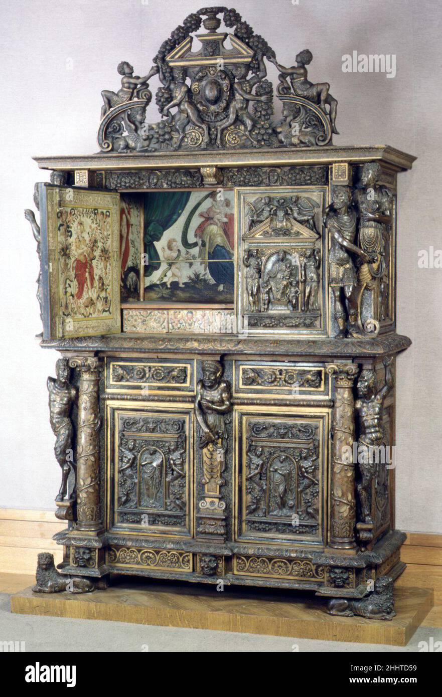Cabinet 19th century Style of Hugues Sambin French. Cabinet. French ...