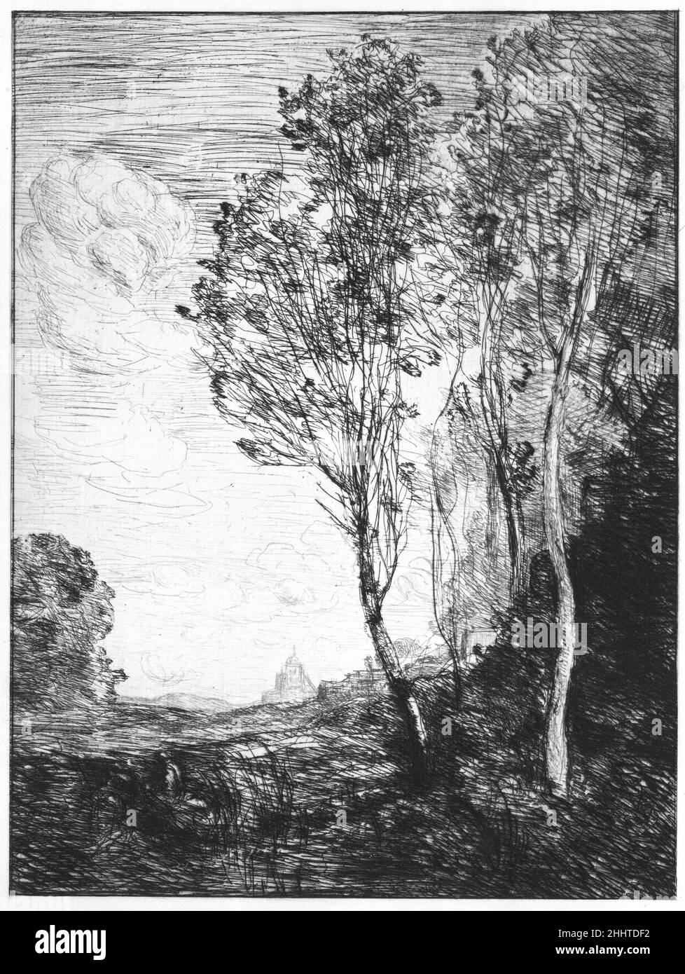 Souvenir of Italy 1866 Camille Corot French. Souvenir of Italy. Camille ...