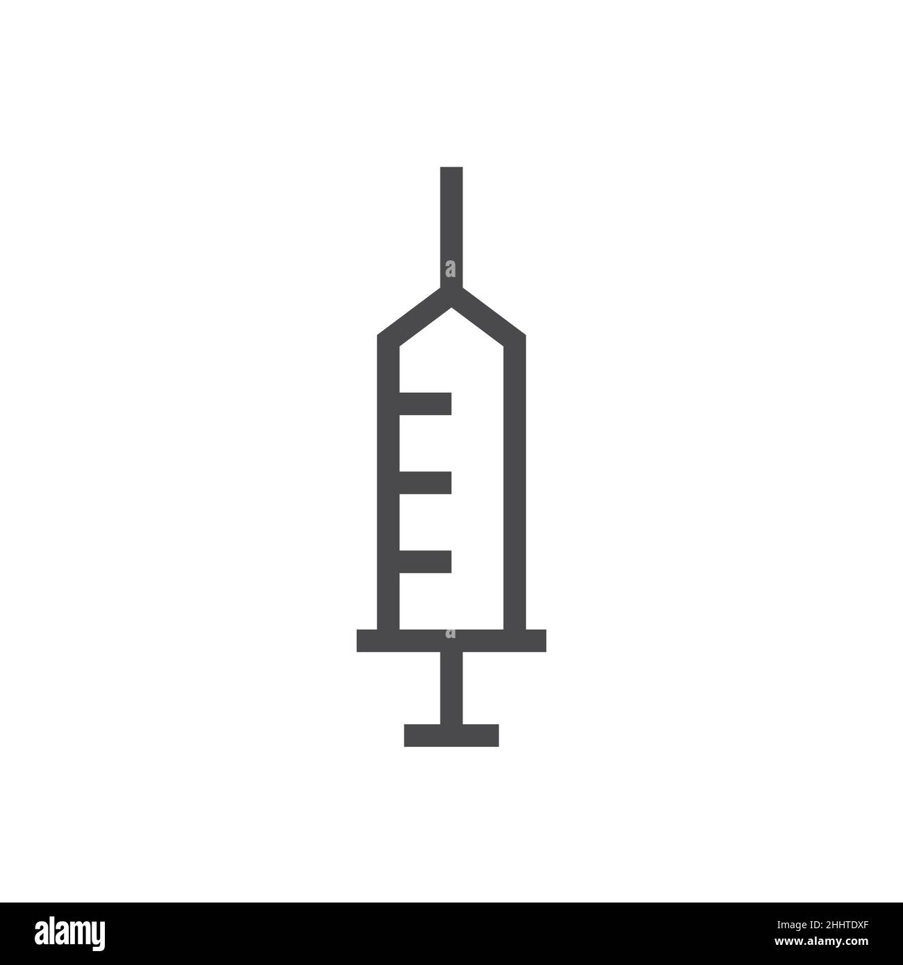 Syringe vector icon Stock Vector Image & Art - Alamy