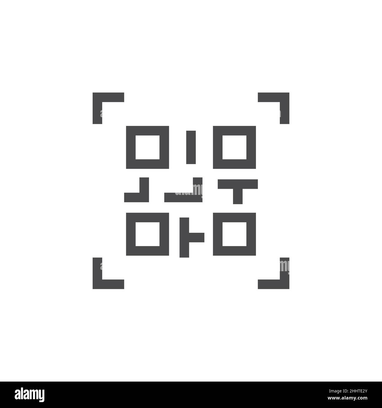 QR code line icon Stock Vector Image & Art - Alamy