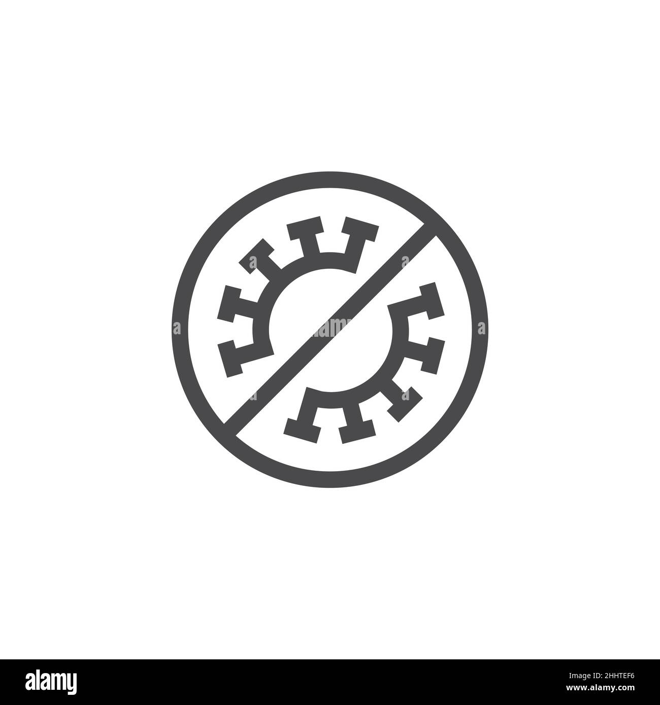 Covid vaccine line sign Black and White Stock Photos & Images - Alamy