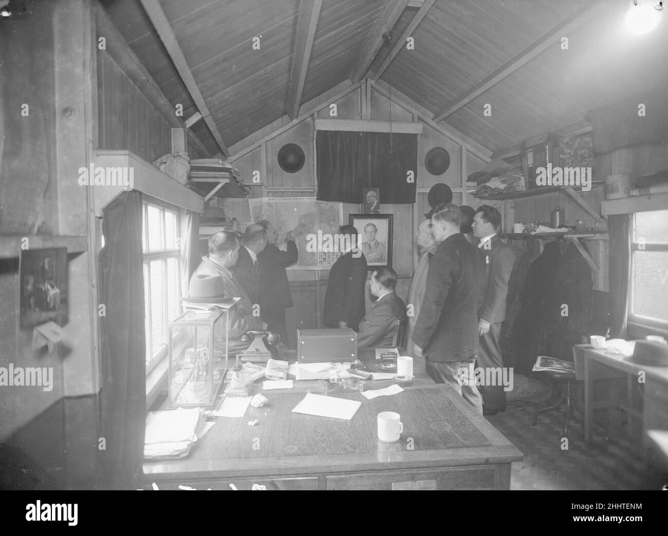 Members of the local defence force following the German advance through ...