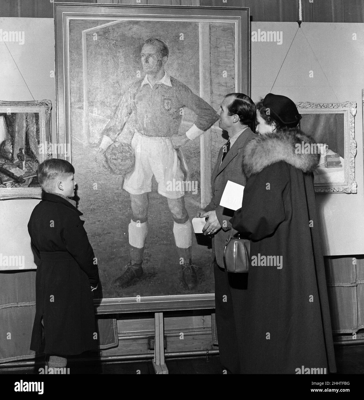 Derek Fowler A.R.C.A gave an exhibition of his picture portraits and ...