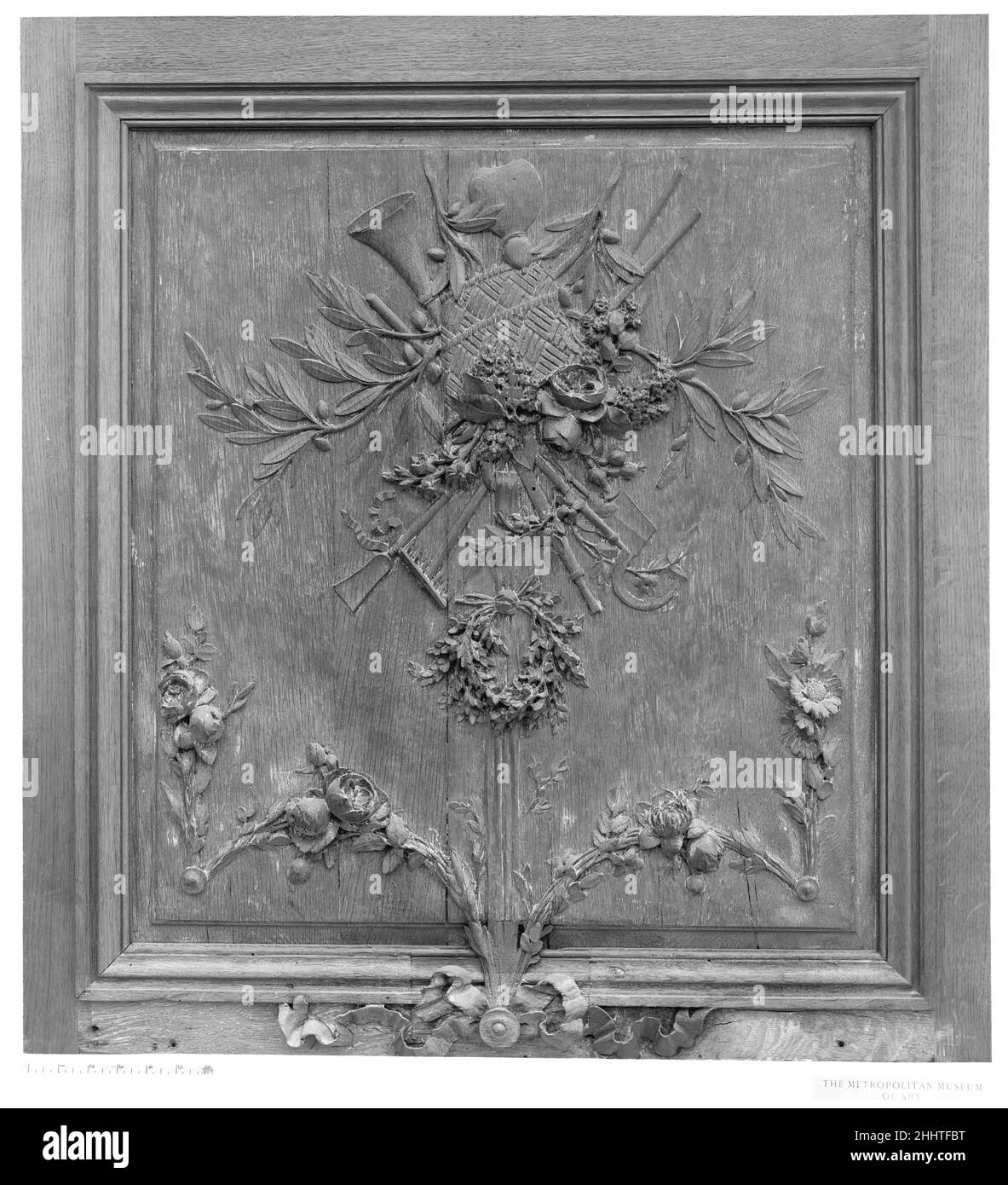 Panel 18th century French. Panel. French. 18th century. Oak ...