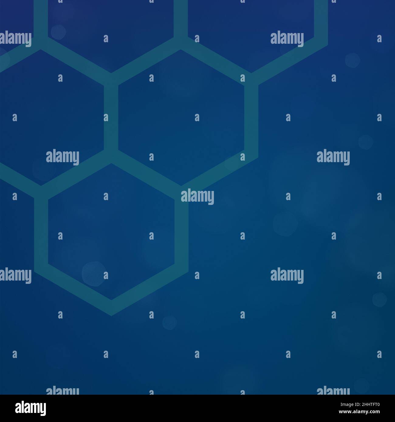Bokeh pentagon blue background hi-res stock photography and images - Alamy