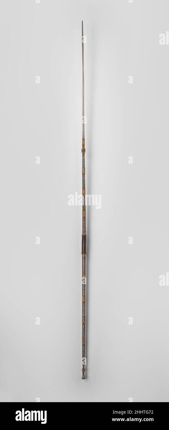 Lance 18th century Indian This finely decorated lance was acquired in ...