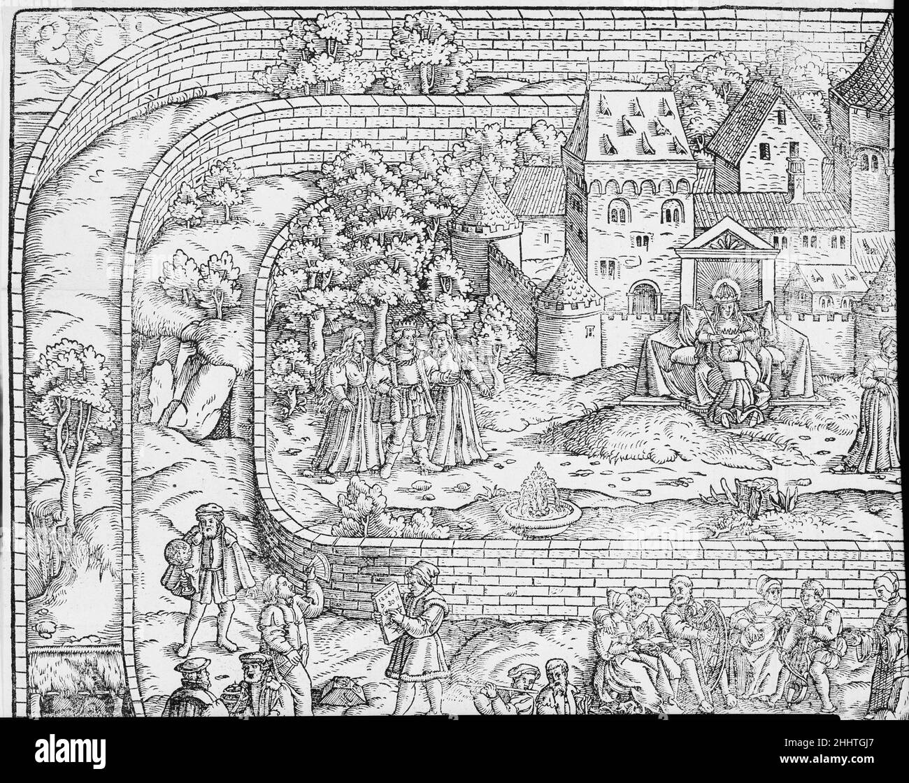 Tabula Cebetis 16th century David Kandel German The Table of Cebes, or ...