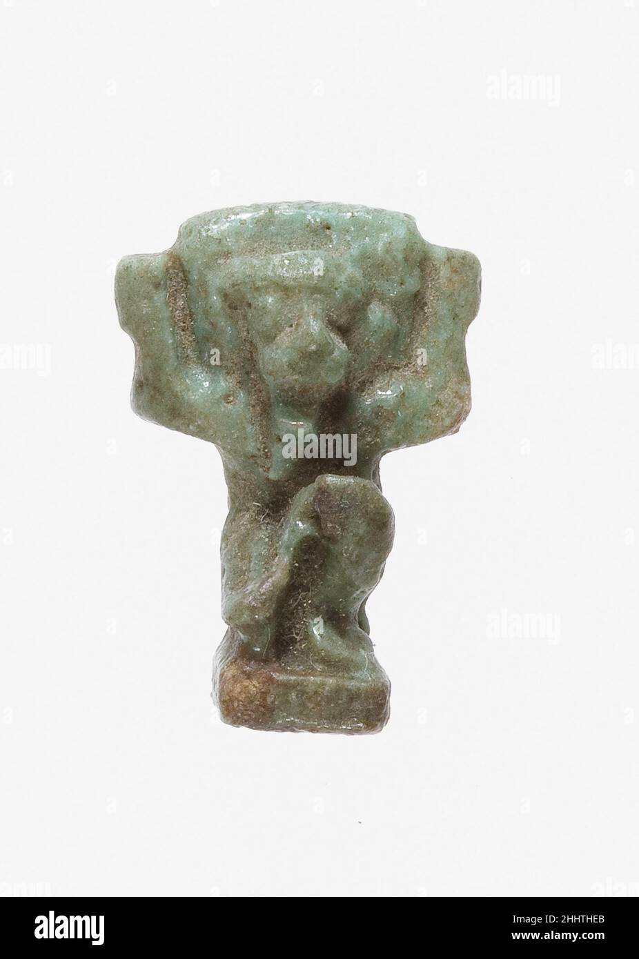 Shu amulet 664–332 B.C. Late Period. Shu amulet. 664–332 B.C.. Faience ...