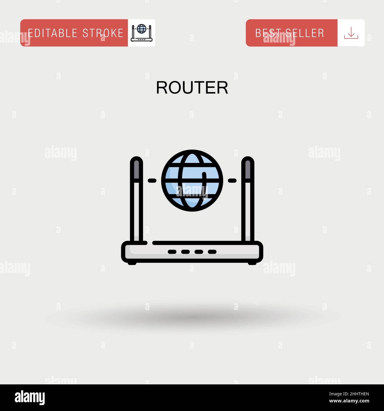 Router computer home Stock Vector Images - Alamy