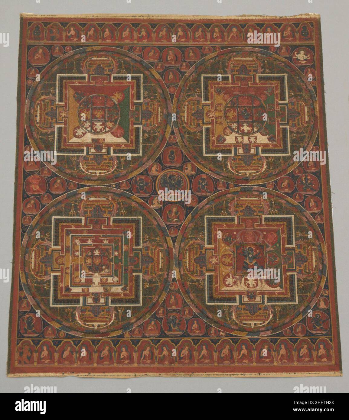 Four Mandalas of the Guhyasamaja Cycle 16th century Tibet. Four ...