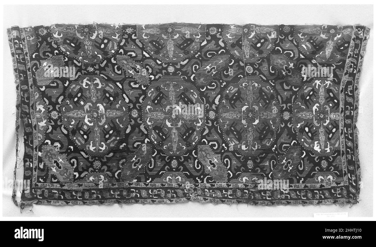 Textile Fragment 17th century. Textile Fragment. 17th century. Silk on ...