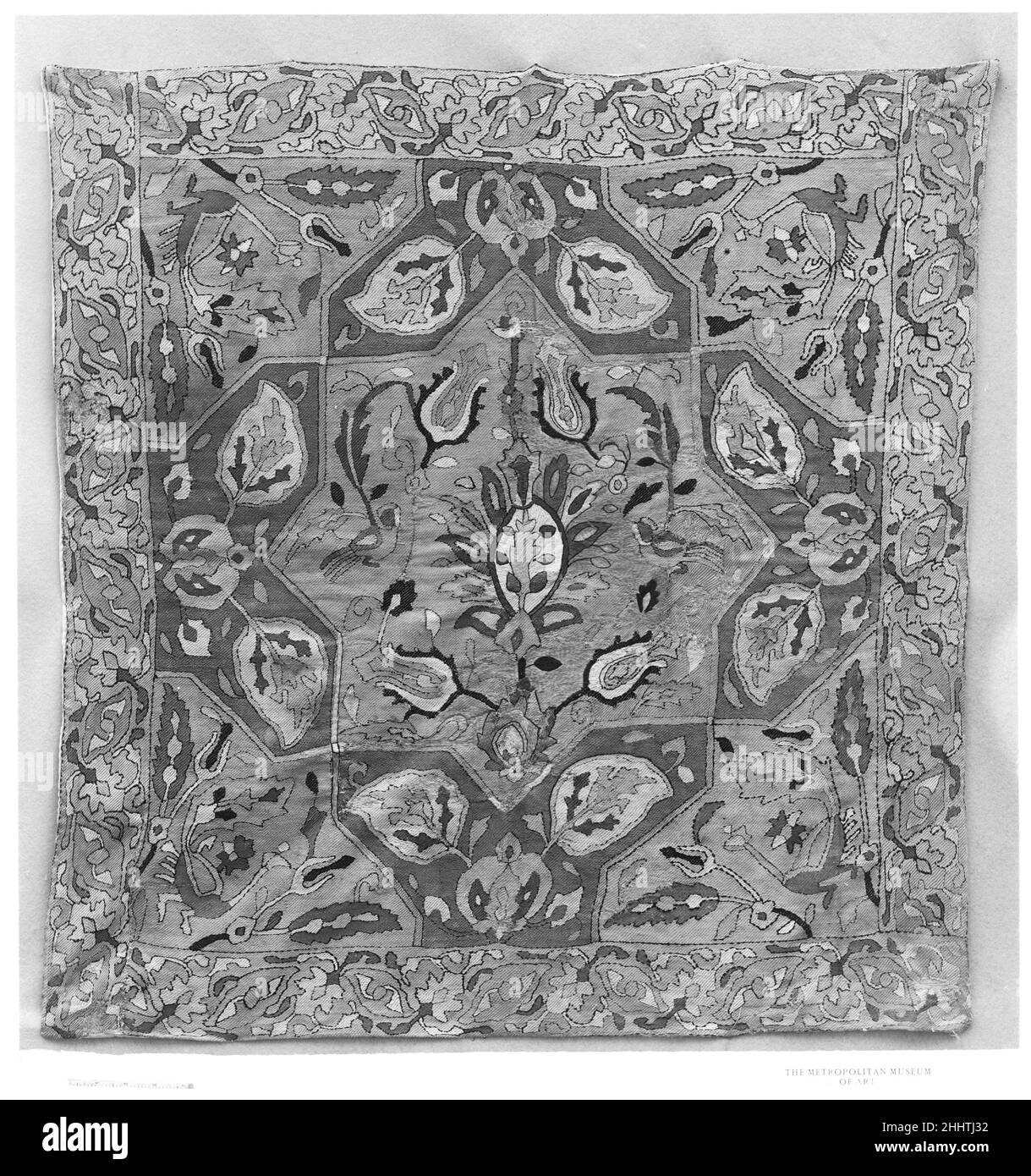 Cover 18th century. Cover. 18th century. Silk on cotton. Attributed to ...