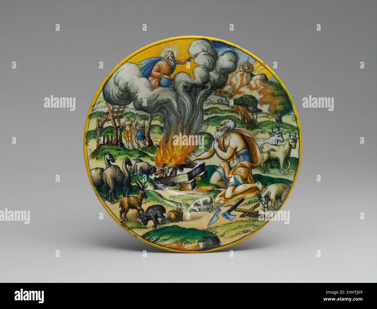 Sacrifice of Noah ca. 1580–1610 After a woodcut by Bernard Salomon ...