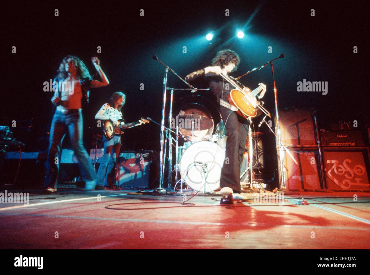 Led Zeppelin on stage circa 1970's Credit: Jeffrey Mayer / Rock ...