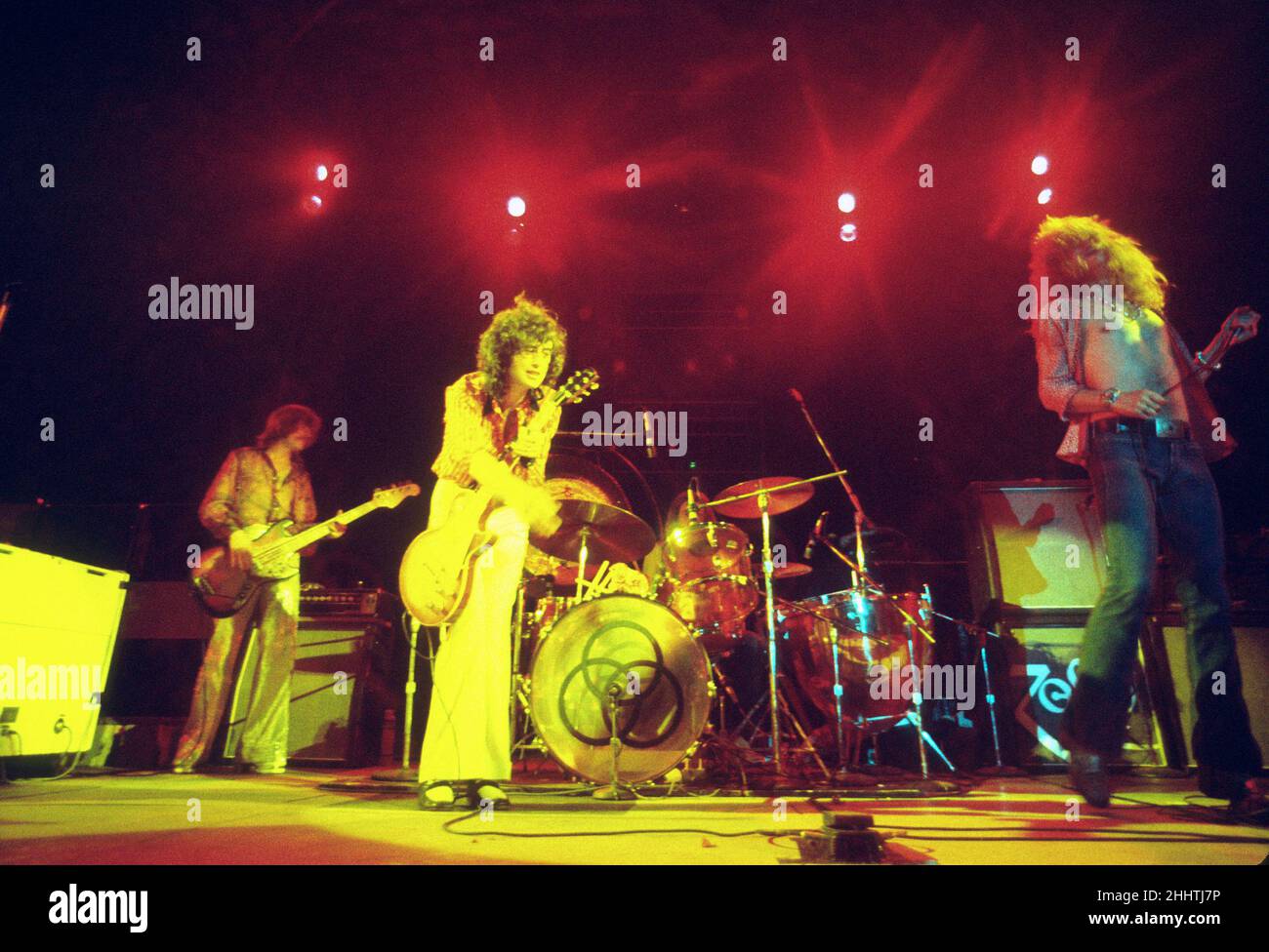 Led Zeppelin on stage circa 1970's Credit: Jeffrey Mayer / Rock ...