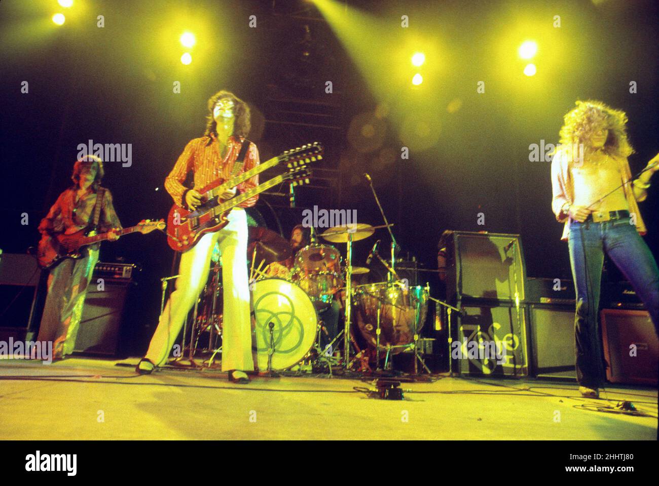 Led Zeppelin on stage circa 1970's Credit: Jeffrey Mayer / Rock ...