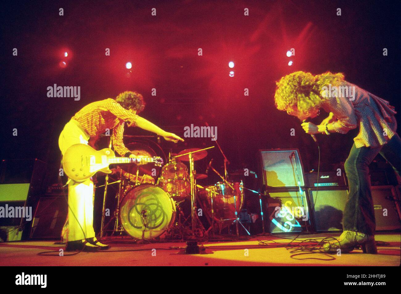 Led Zeppelin on stage circa 1970's Credit: Jeffrey Mayer / Rock ...