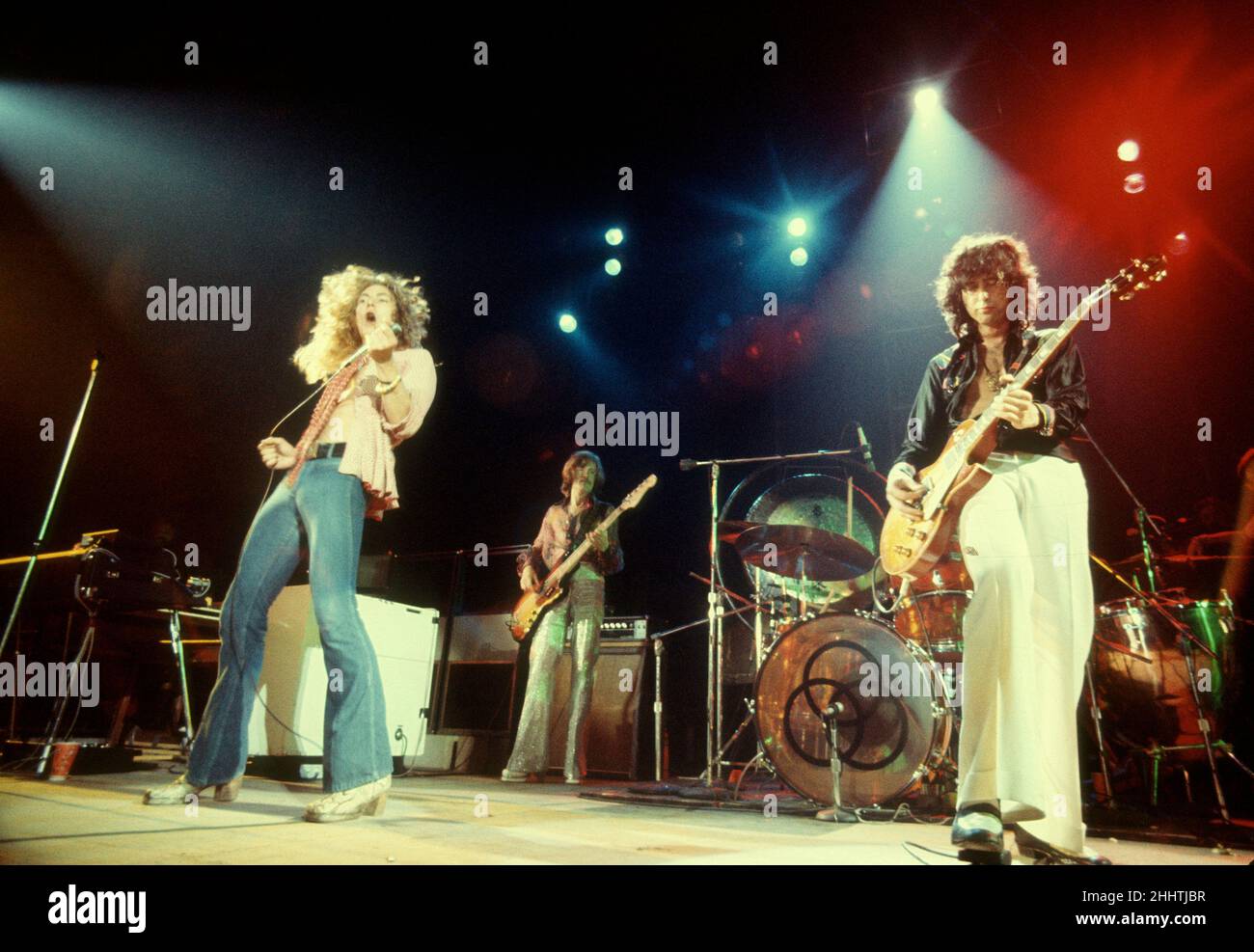 Led Zeppelin on stage circa 1970's Credit: Jeffrey Mayer / Rock ...