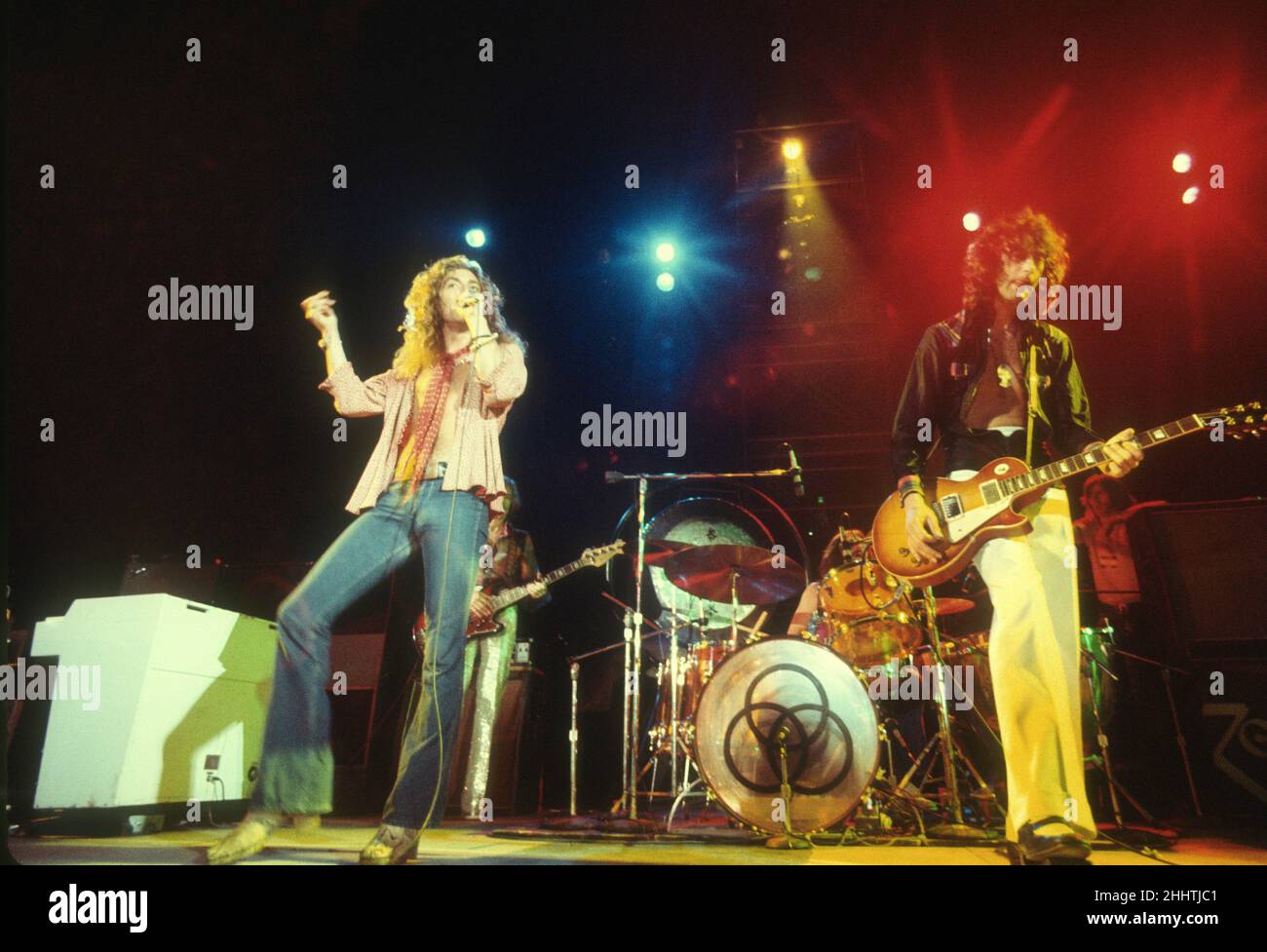 Led Zeppelin on stage circa 1970's Credit: Jeffrey Mayer / Rock ...