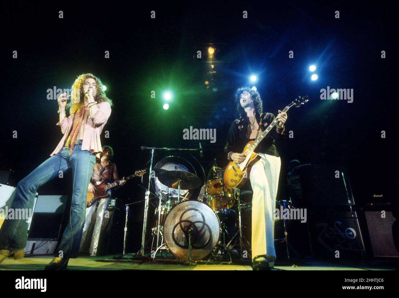 Led Zeppelin on stage circa 1970's Credit: Jeffrey Mayer / Rock ...