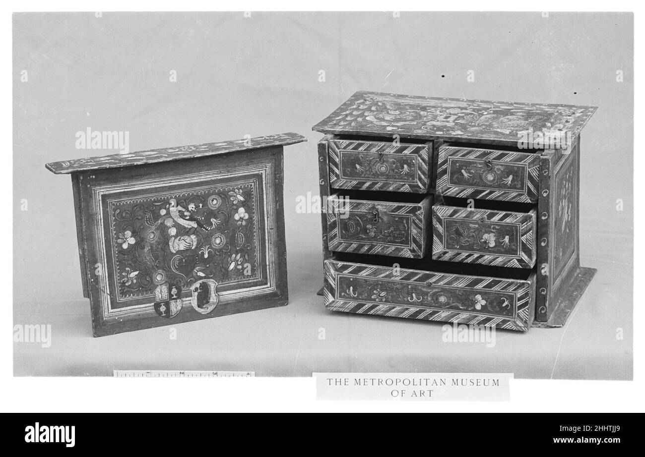 Box 18th century Swiss. Box. Swiss. 18th century. Wood, painted ...