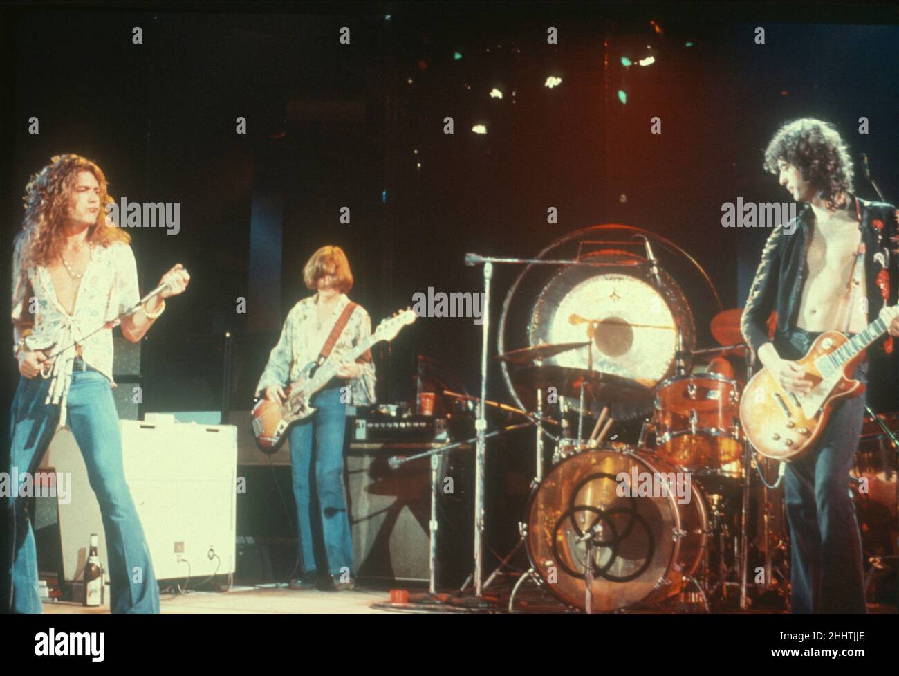 LED ZEPPELIN - performs in California in 1977 Credit: Jeffrey Mayer ...