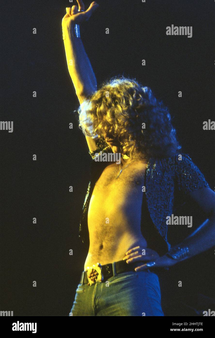 Led Zeppelin on stage circa 1970's Credit: Jeffrey Mayer / Rock ...