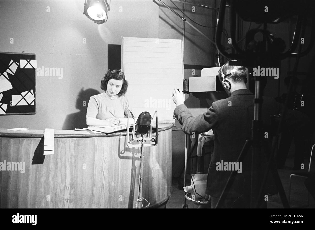 Picture Page television magazine programme seen here being broadcast ...