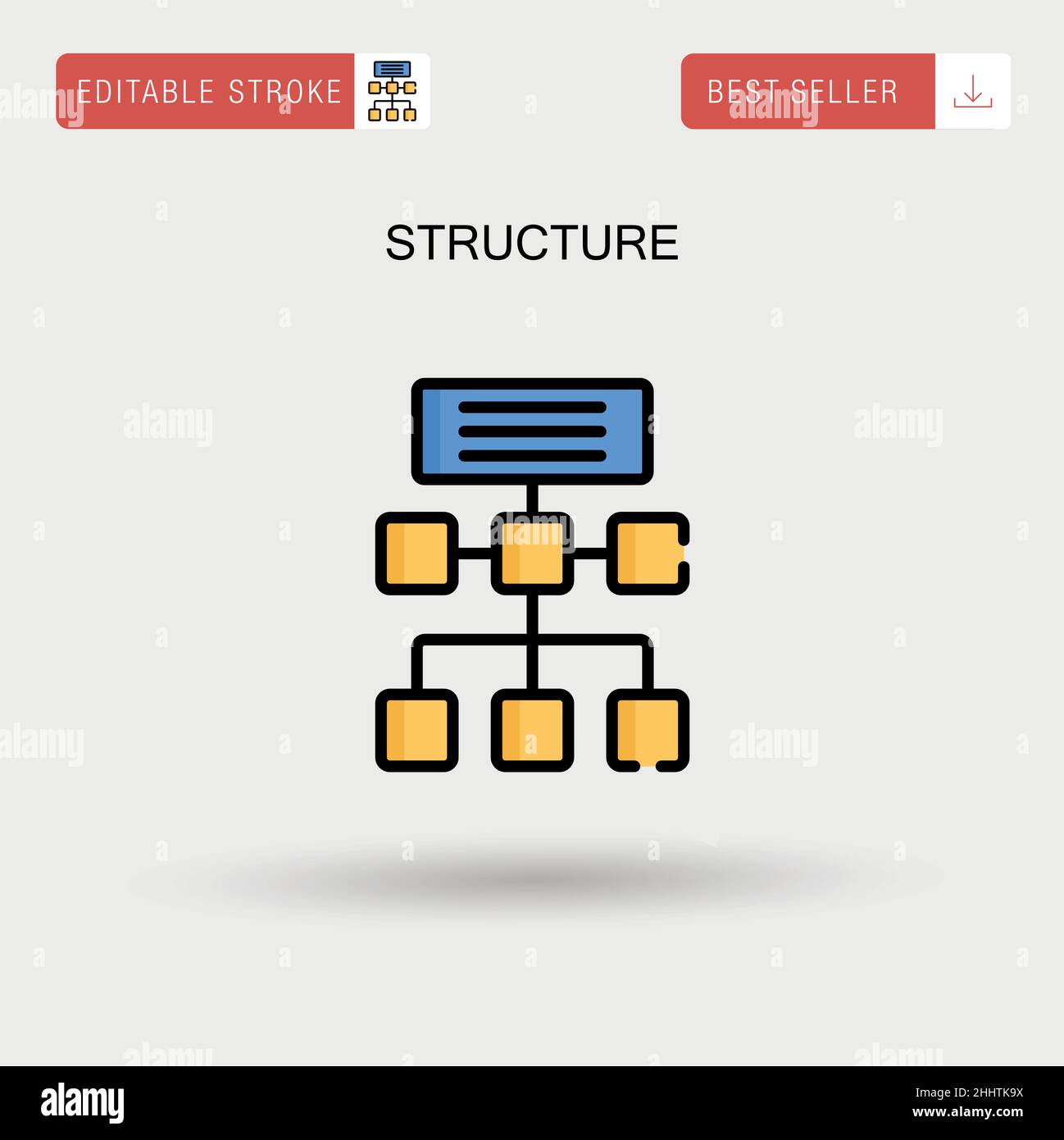 Structure Simple vector icon Stock Vector Image & Art - Alamy