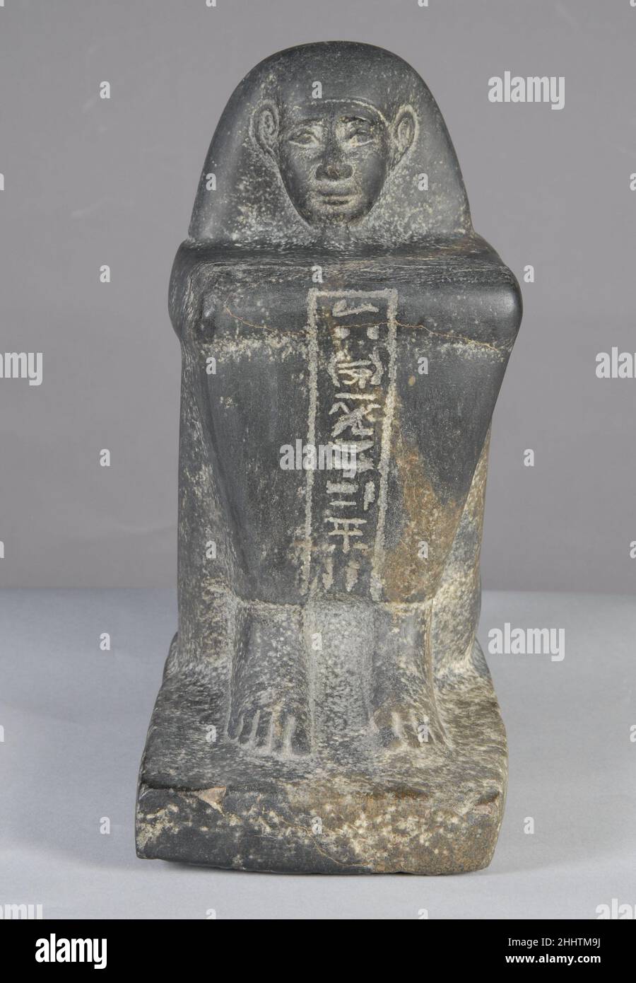 Block Statue of Porter Amenemhat 4th century B.C. Ptolemaic Period ...
