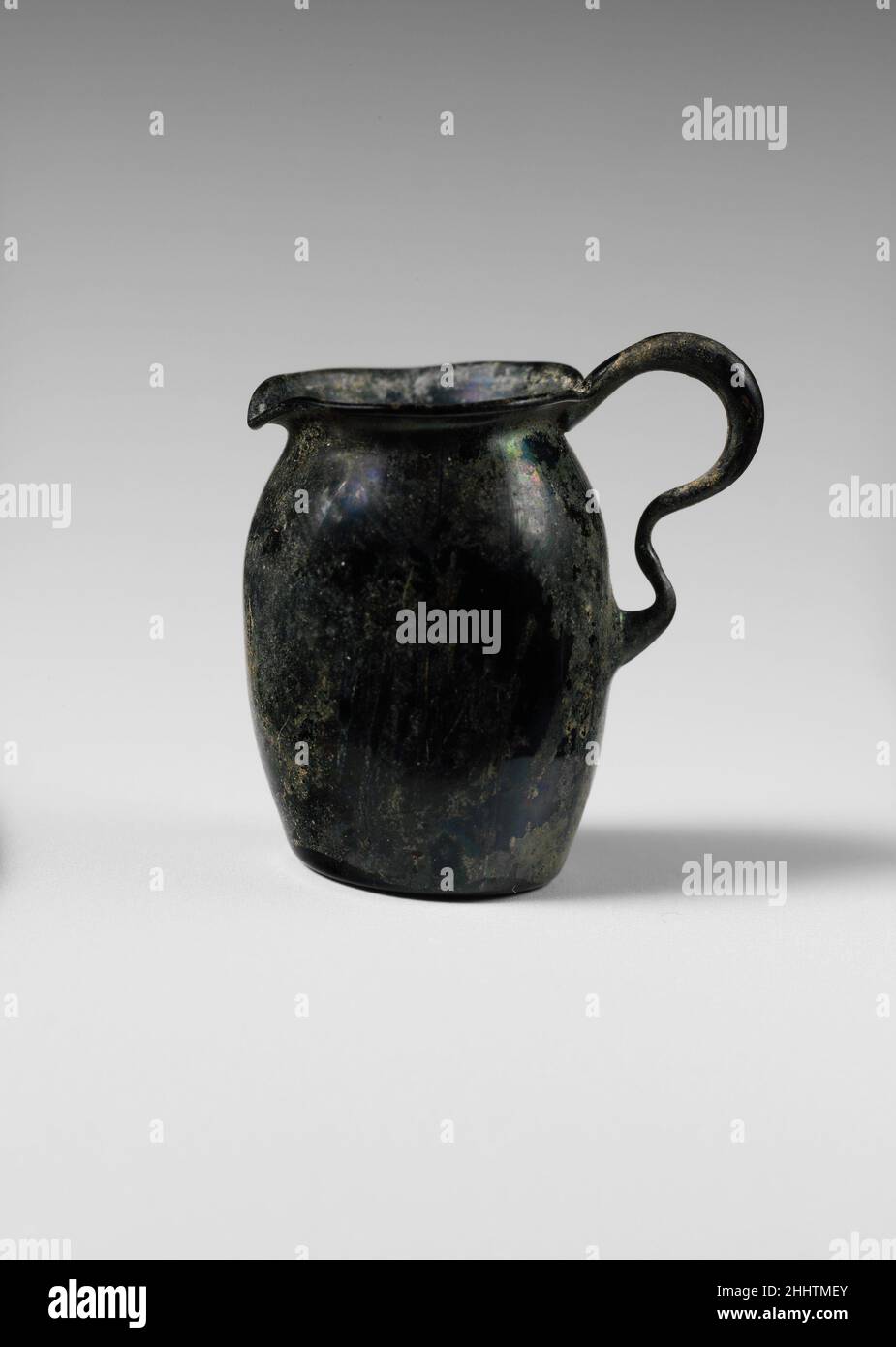 Glass miniature one-handled jug 1st–5th century A.D. Roman or later ...