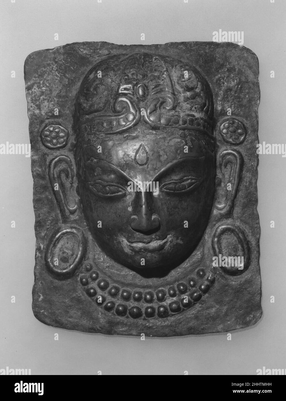 Relief Plaque of Hindu Deity, Probably Processional: Face of a Deity ...