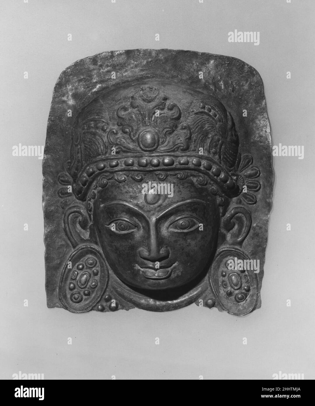 Relief Plaque of Hindu Deity, Probably Processional: Face of a Deity ...