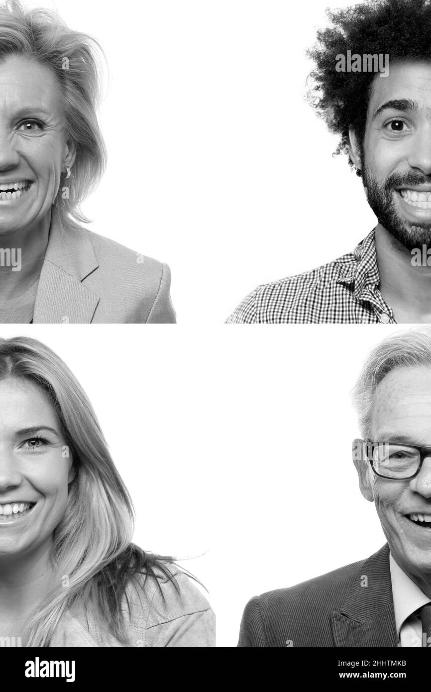 Collage young asian woman hi-res stock photography and images - Alamy