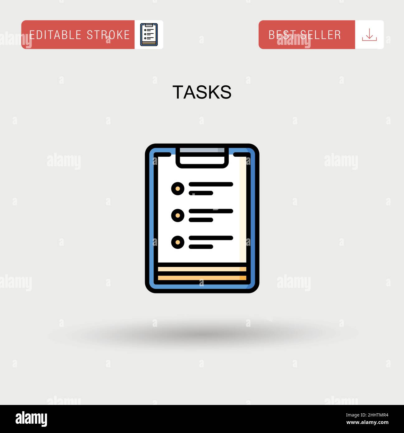 Tasks Simple vector icon Stock Vector Image & Art - Alamy