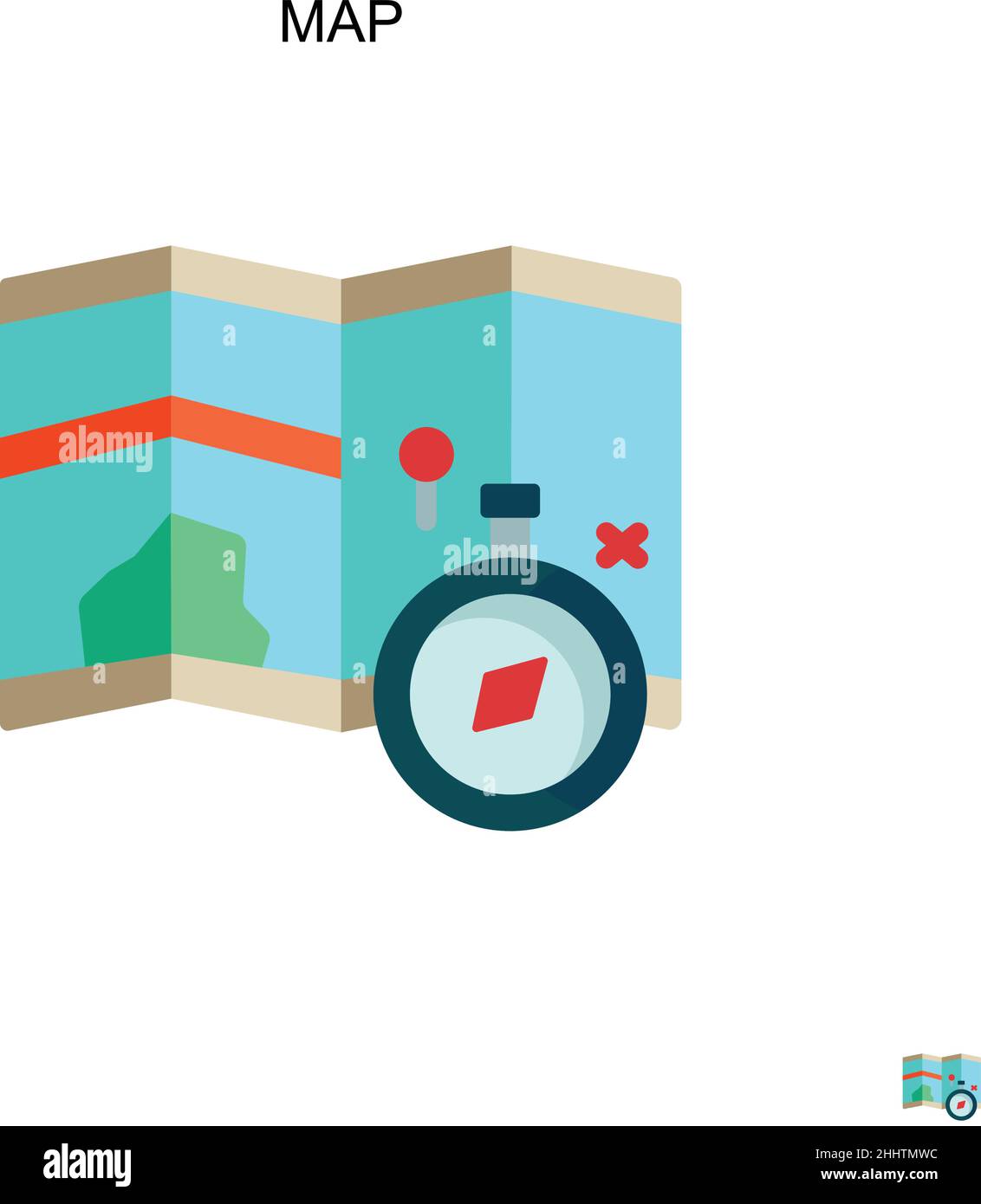 Perfect map hi-res stock photography and images - Alamy