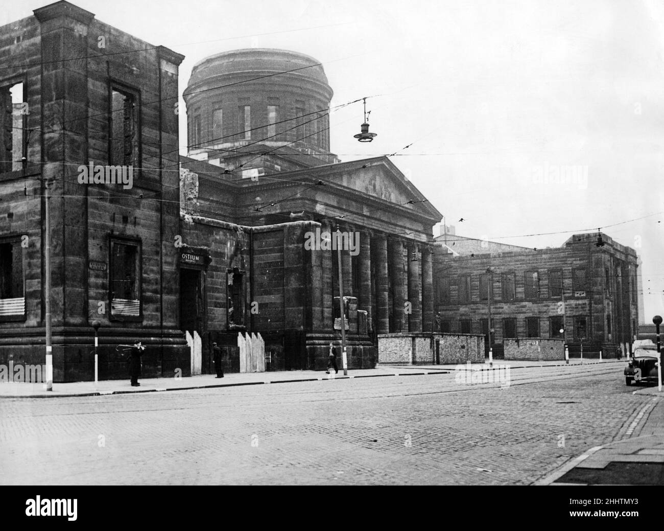 Liverpool's Custom House, Liverpool, Merseyside. Circa 1941 Stock Photo ...