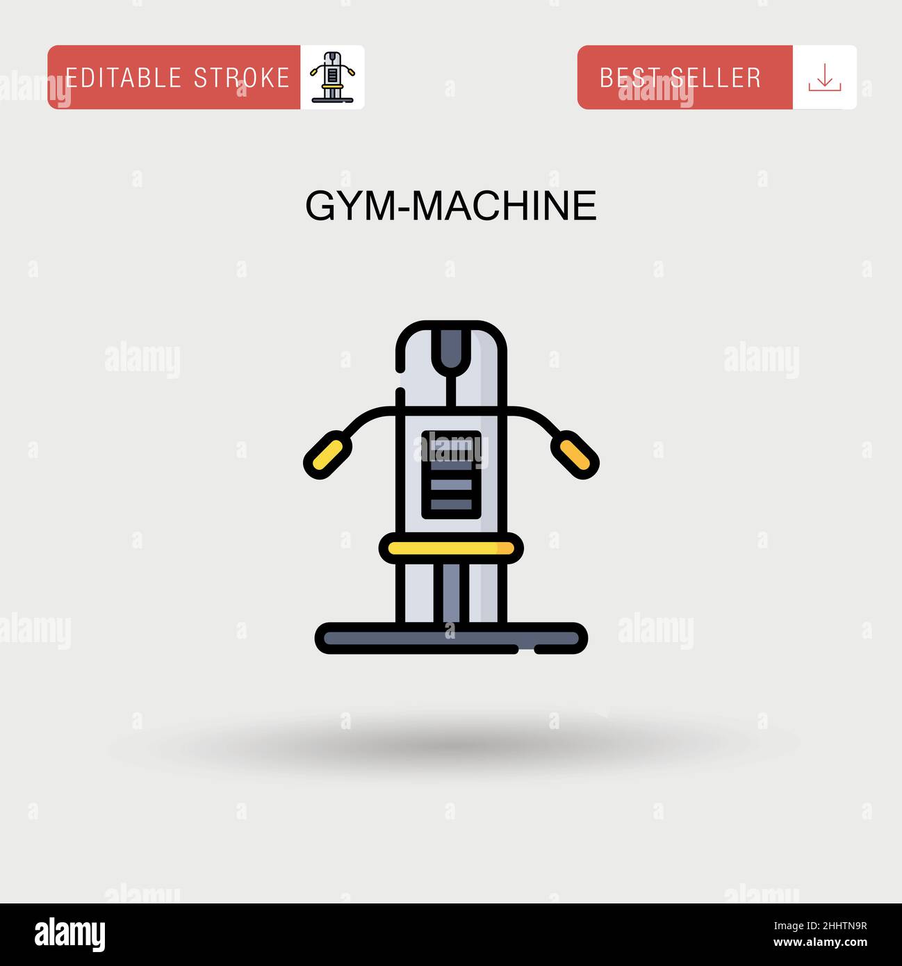 Fitness machine icon hi-res stock photography and images - Alamy