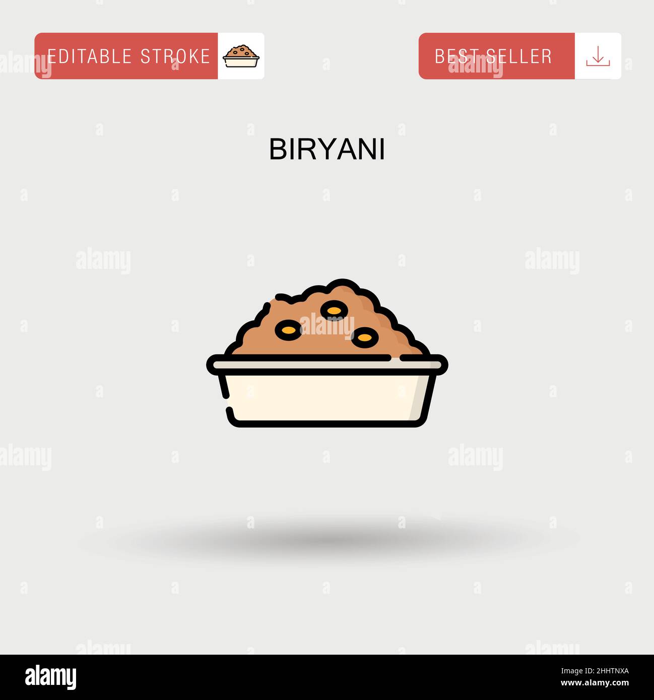 Biryani Simple vector icon Stock Vector Image & Art - Alamy