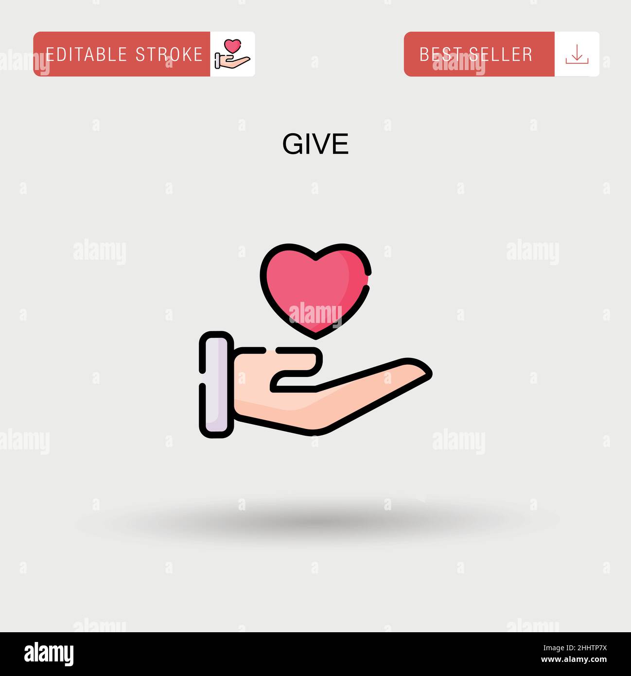 Give Simple vector icon Stock Vector Image & Art - Alamy