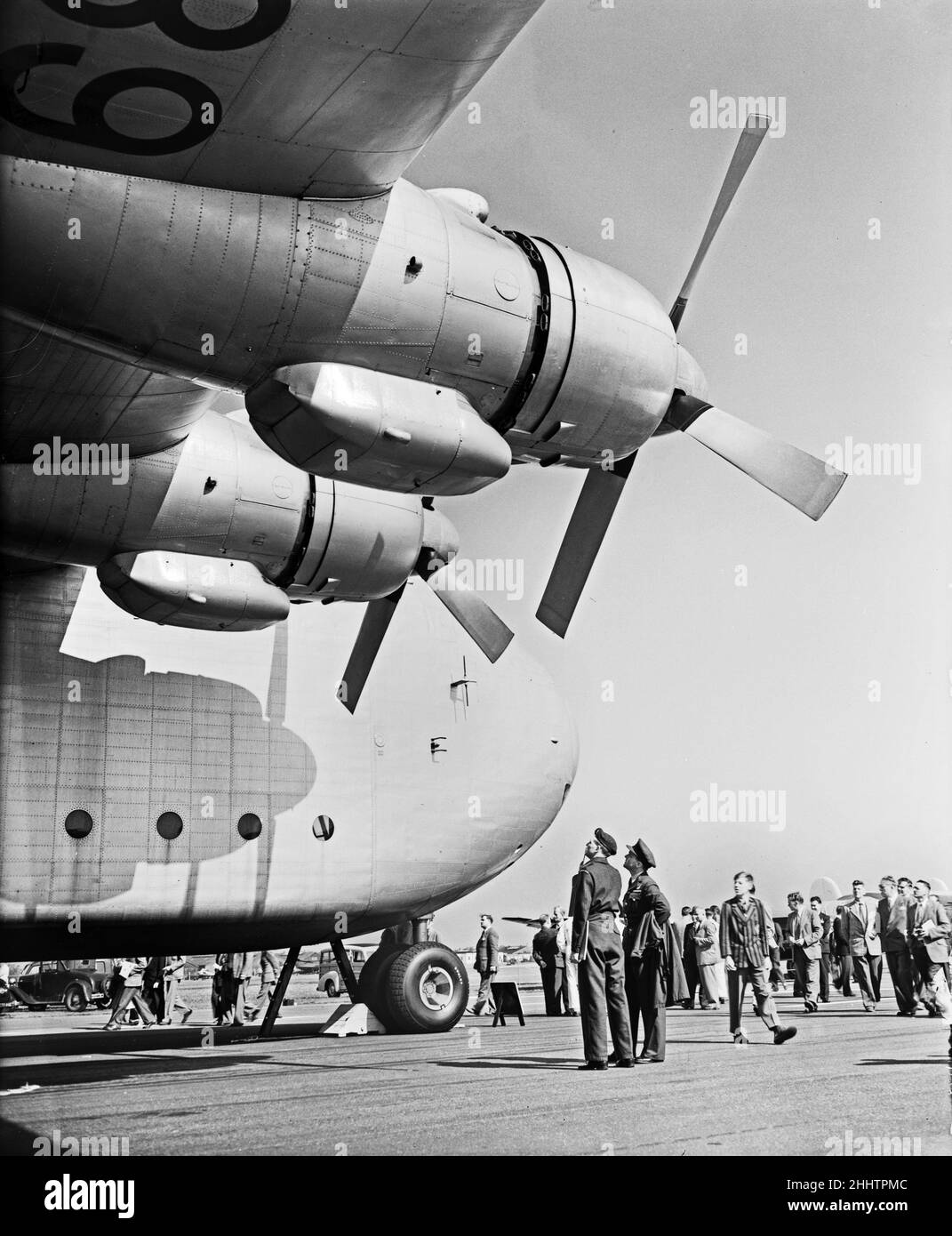 Farnborough Air Show held from 5th to 11th September 1953.Close up ...
